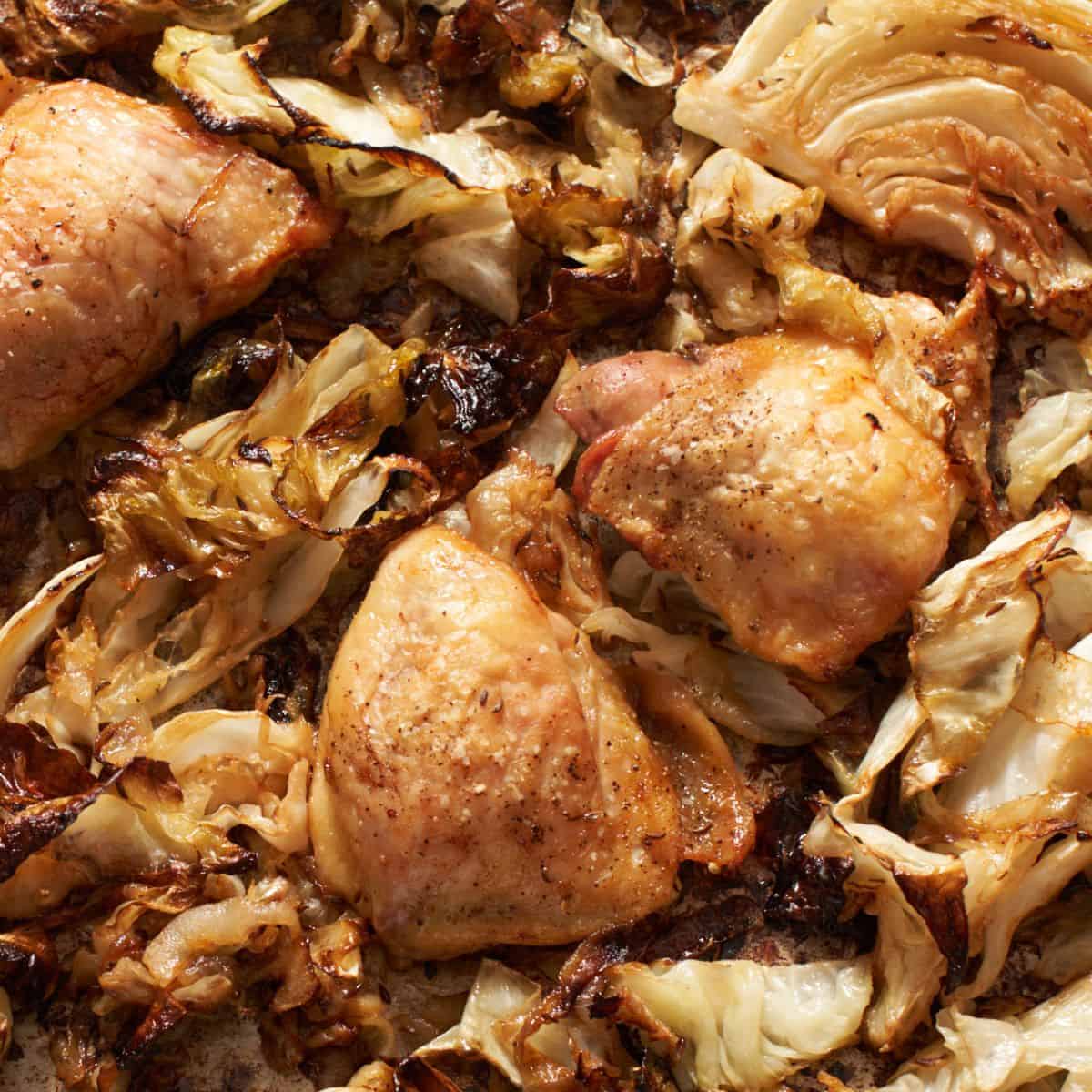 Roast Chicken And Cabbage - Simplify Recipe
